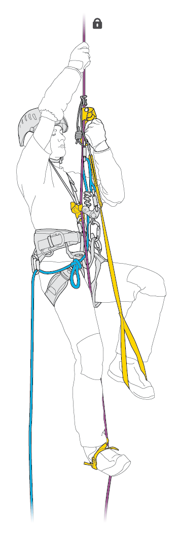 Access on a single rope with the ZIGZAG - Petzl